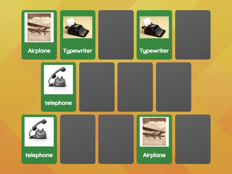 Technology memory game - Matching pairs