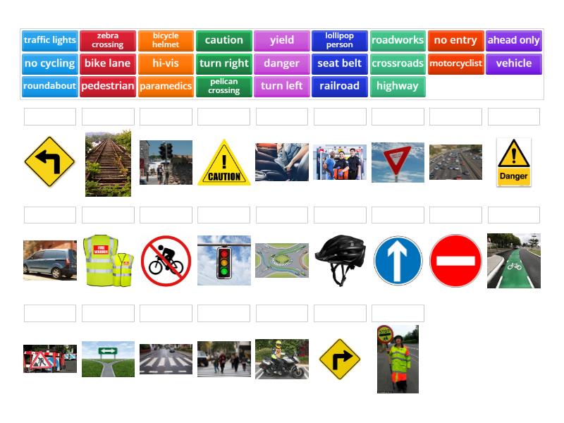 ROAD SAFETY - Match up