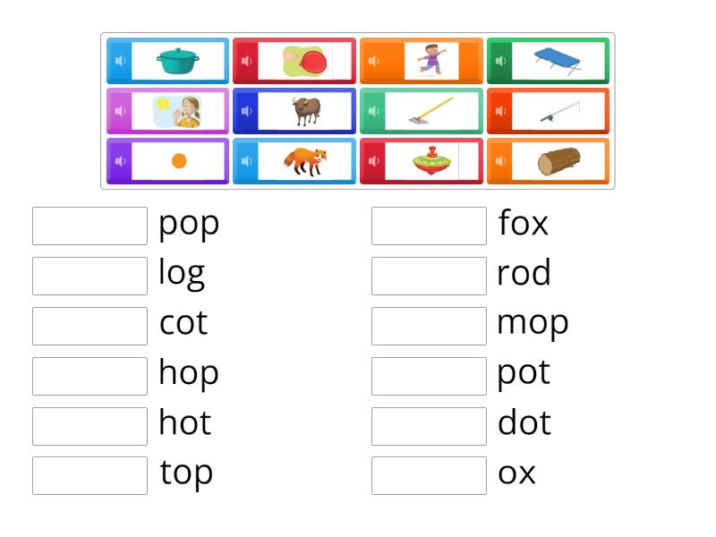 Oxford Phonics 2 Unit 6 - Match up