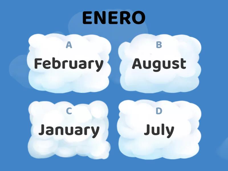 Los meses - Quiz