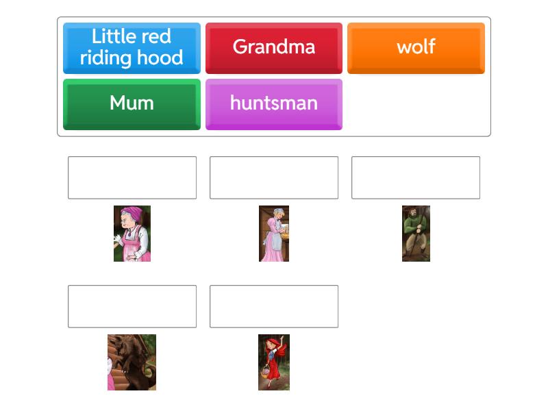 Little Red Riding Hood - Match up