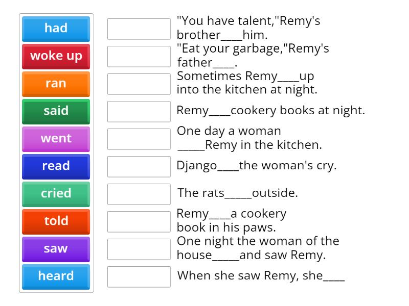 Complete the sentences - Match up
