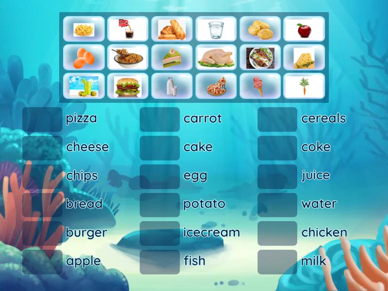 Comida - Une las parejas