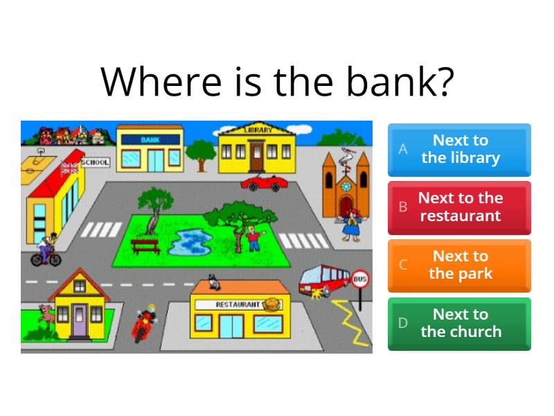Giving directions - Quiz