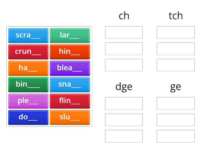 ch/tch/dge/ge sort - Group sort