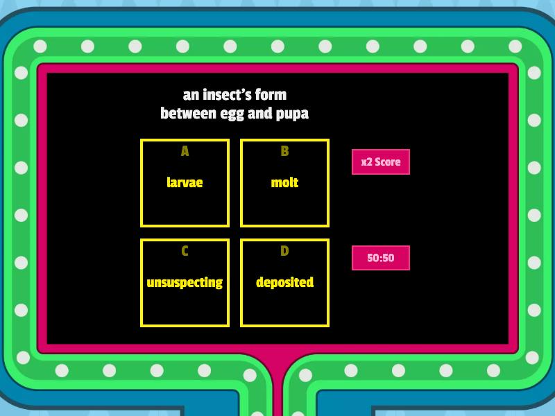 HMH G3 M6 vocabulary - Gameshow quiz