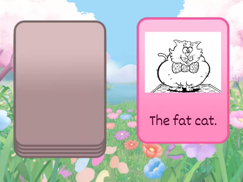 The fat cat - Speaking cards