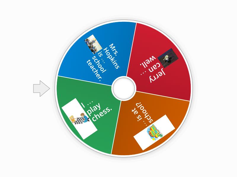 English - Spin the wheel