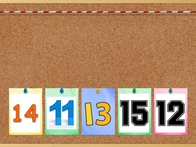 Review Number 11-15 - Find the match