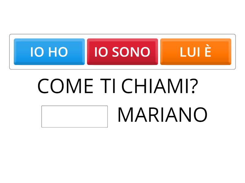 DOMANDE - Complete the sentence