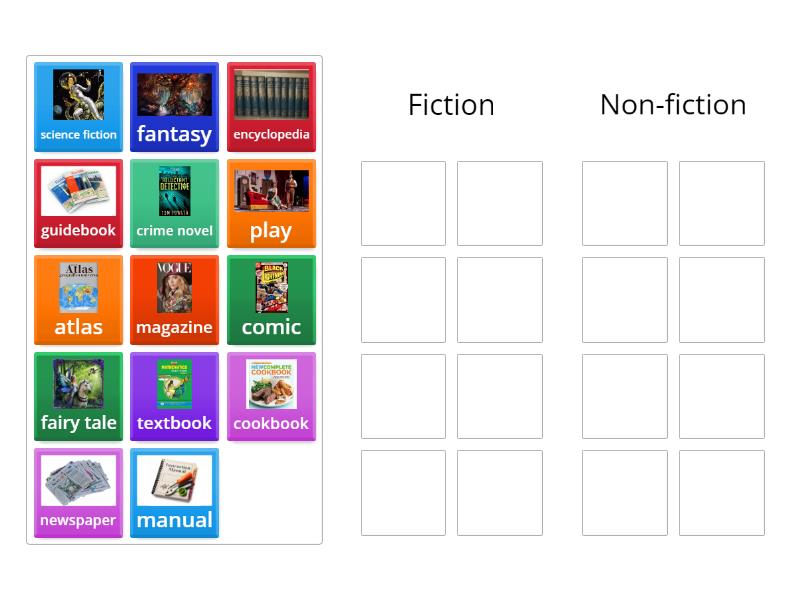 Fiction and Non-fiction - Group sort