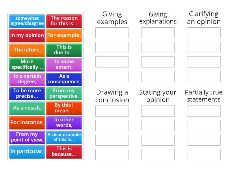 Linking Ideas and Fuctions 2 - Group sort