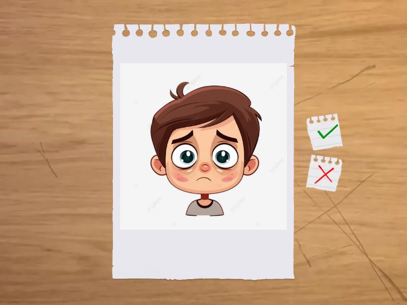 memasangkan emoji muka - Tarjetas flash