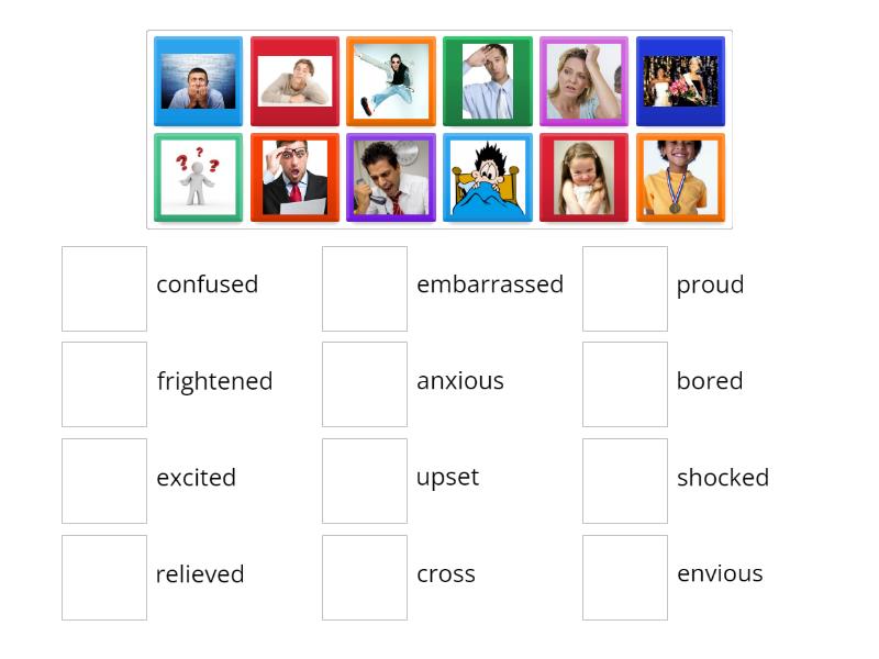 feelings emotions - Match up