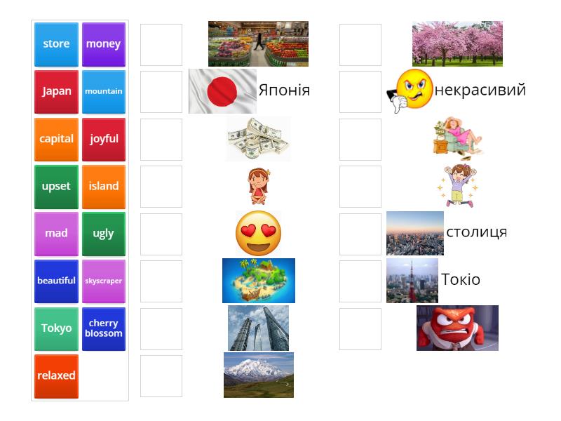 Match Vocabulary 25 Match Up