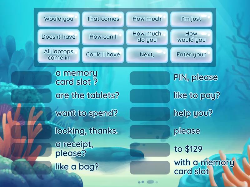 601 Sol elem 7G key phrases - Match up