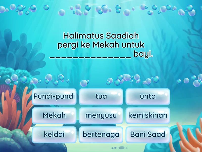 Nabi Dibawah Pemeliharaan Halimatus Saadiah - Find the match