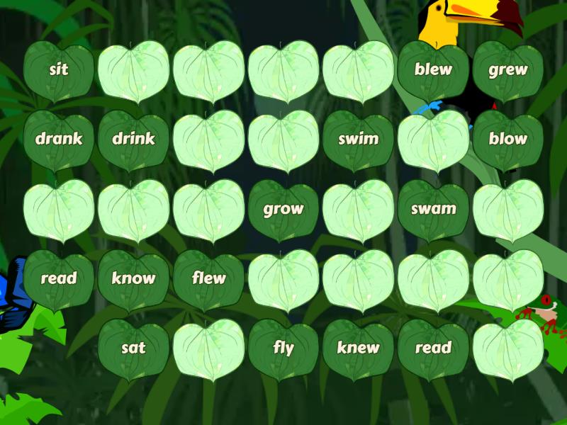 past simple v2 group 3 - Matching pairs