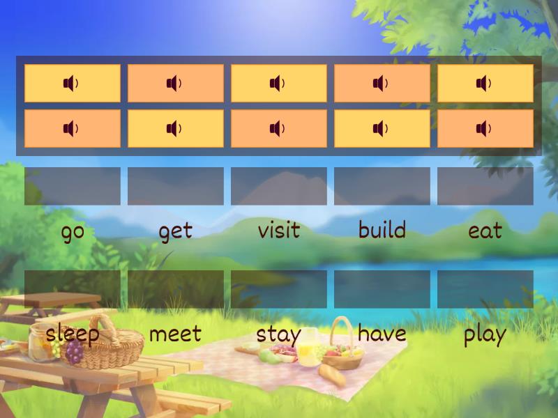 Listen And Match Verbs In Present Match Up