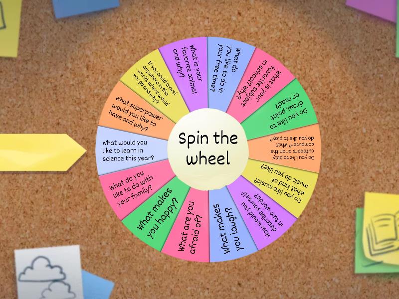 Ice breaker game - Spin the wheel
