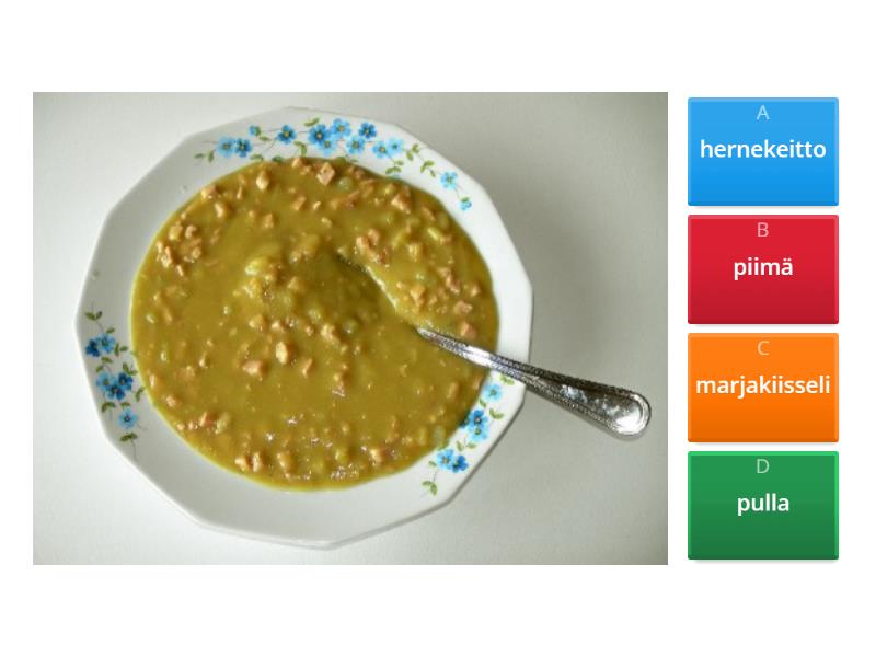 Tavallisia suomalaisia ruokia - Quiz