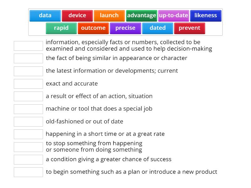 TECH_words - Match up