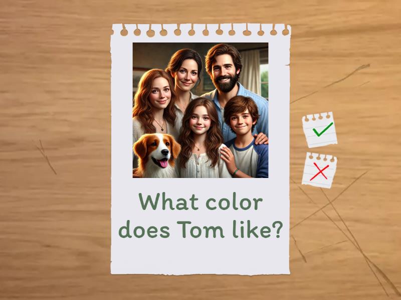 My family - Flash cards