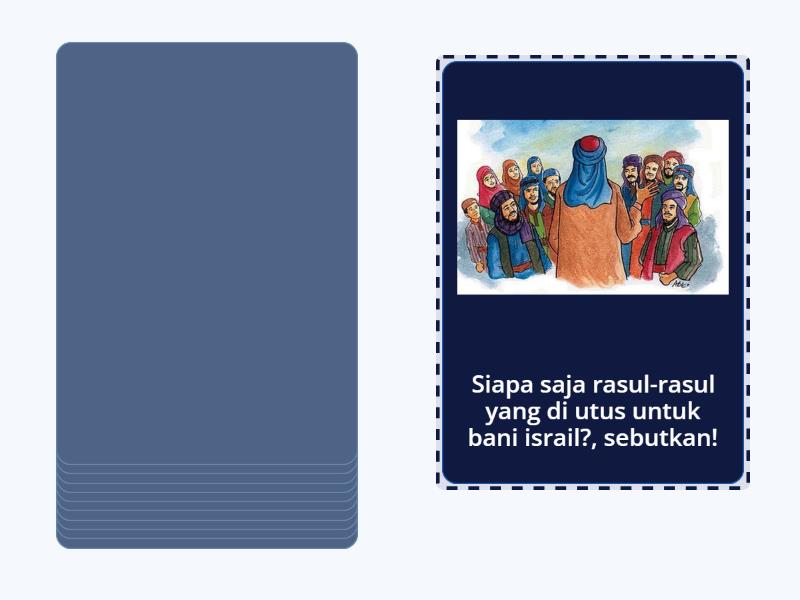 Mengenal Rasul- Rasul Allah - Speaking cards