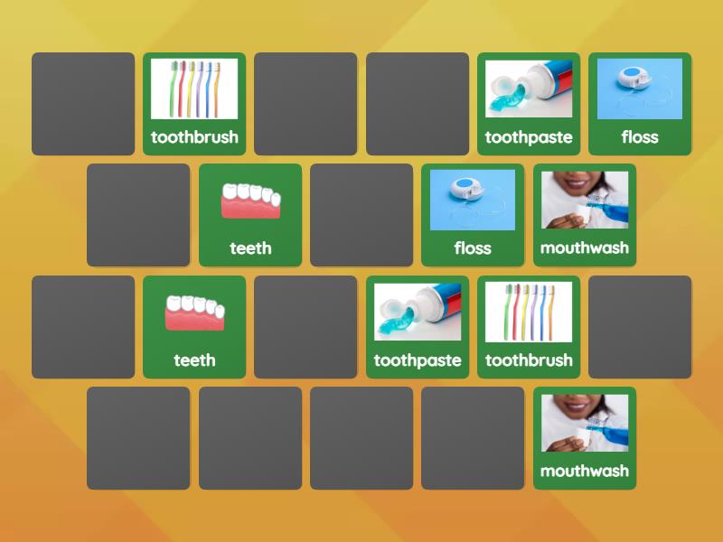 Healthy Teeth - Matching pairs