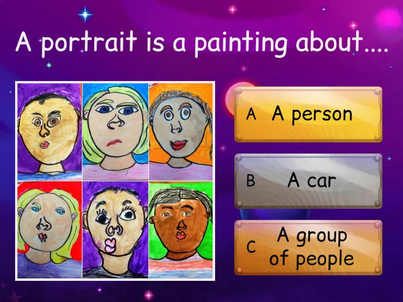Self Portrait quiz - Cuestionario