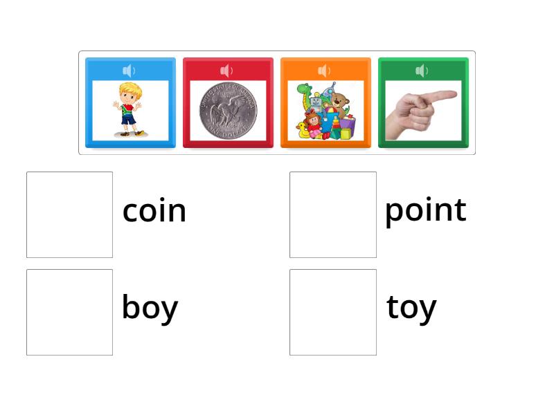 We Can 3 Sports and Activities - Phonics (oy - oi) - Match up