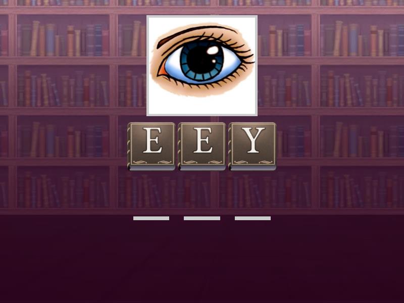 Spell the name of these body parts! - Anagram