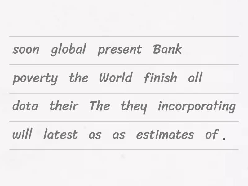 IELTS 2 Subordinate conjunctions - Unjumble