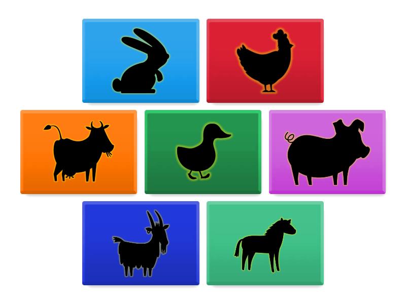 GESE Level 1 Lesson 6 Game 1 - Farm Animals - Flip tiles