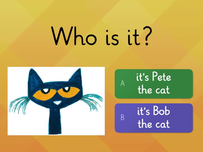 Pete the Cat: A pet for Pete - Quiz