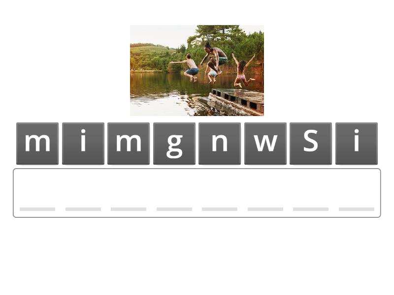 camping activities - Anagram