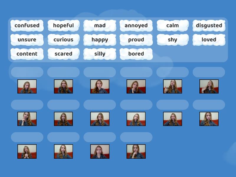 Feelings and emotions - Match up
