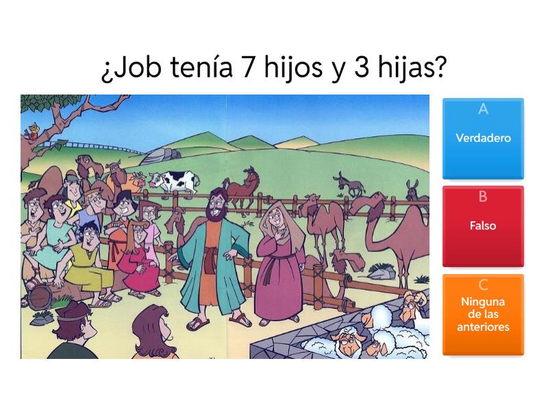 La historia de Job - Cuestionario