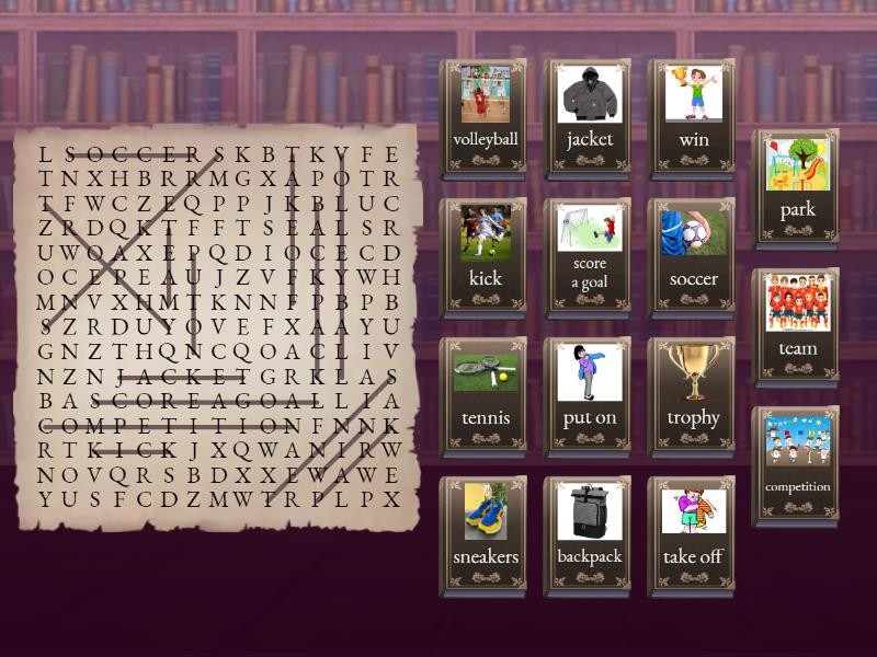 FF4-UNIT 4 - Sopa de letras