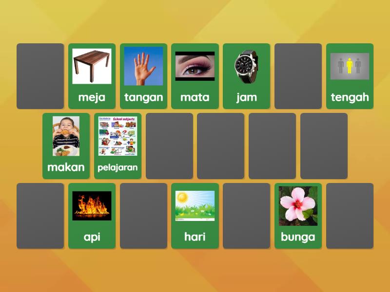 Cekap 5B - Unit 8 Pel 1 (Kata Majmuk) - Matching pairs