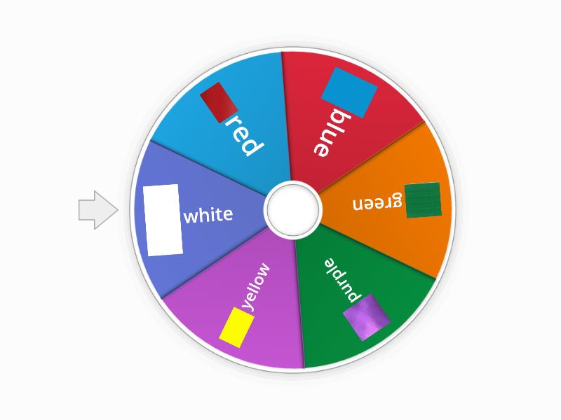 racecars colors - Spin the wheel