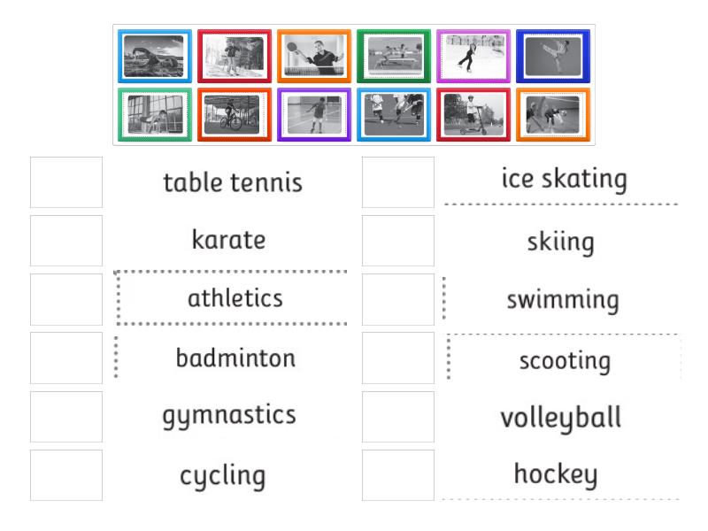 grade 6a Unit 1 lesson 1 part 1 and 2 vocabulary - Match up