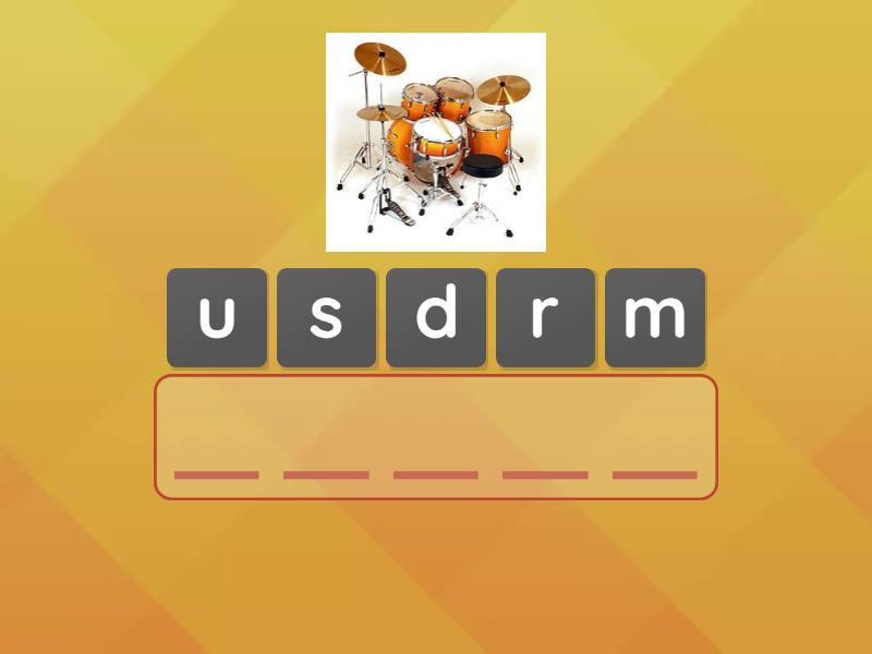 Musical Instruments - Anagram