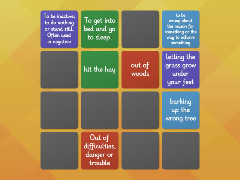 Idiomatic expression - Matching pairs