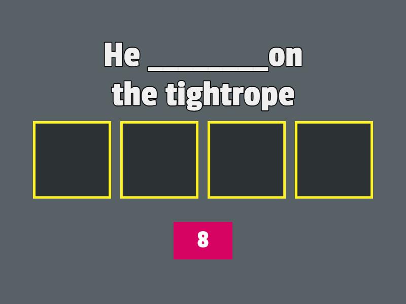 Exercise 1 Complete the sentences - Cuestionario pierde o gana