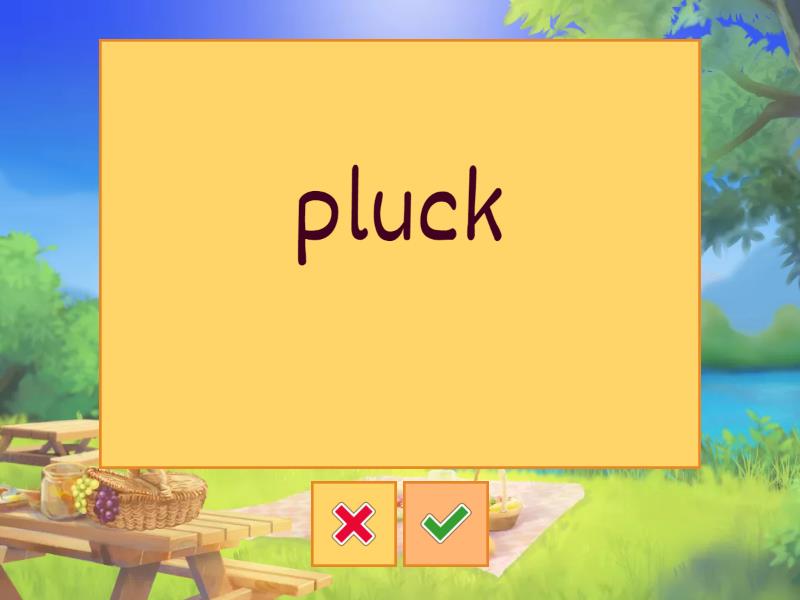 Phonics "uck" - Flash cards