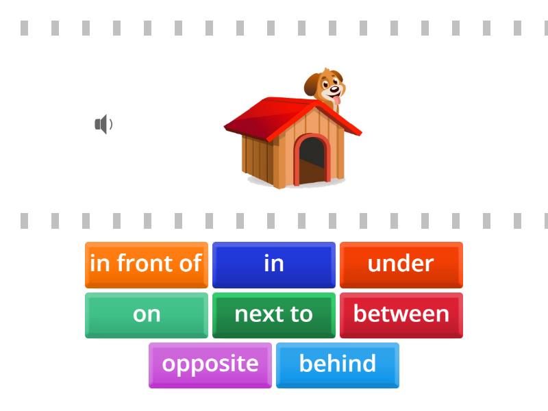 GG2 Unit 5.1 prepositions of place (2) - Find the match