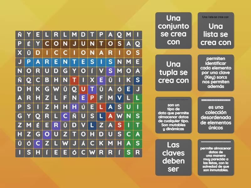 Estructura De Datos En Python Wordsearch 0176