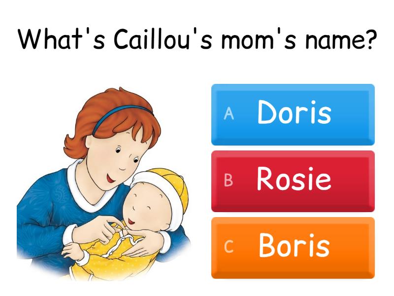 Caillou's Family - Quiz