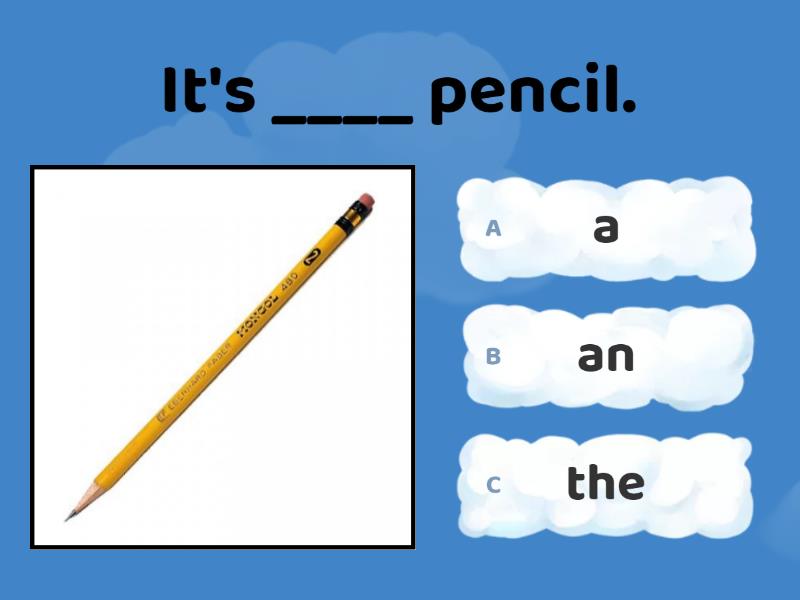 1B Ch.3 a/an/the - Questionário